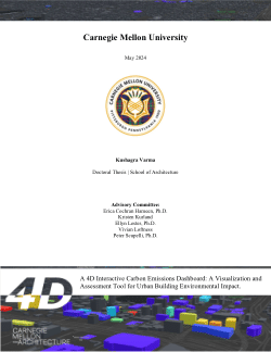 A 4D Interactive Carbon Emissions Dashboard: A Visualization and Assessment Tool for Urban ...