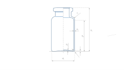 ISO design standards for glass vials