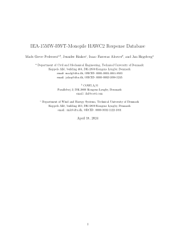 IEA-15MW-RWT HAWC2-Monopile Response Database