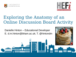 Anatomy of an Online Discussion Board Activity.pptx