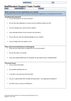 Item - Staff Student Support Team Toolkit - Edge Hill University - Figshare