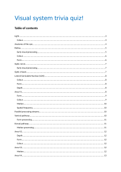 Visual system trivia quiz!