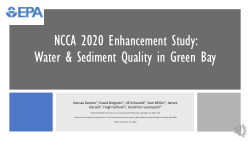 NCCA 2020 Enhancement Study: Water & Sediment Quality in Green Bay