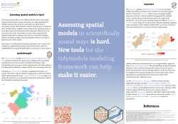 Everything But The Model: Infrastructure for Assessing Spatial Models in R