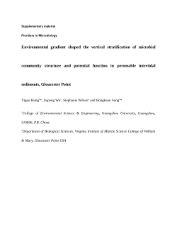 Data_Sheet_1_Vertical Stratification of Sediment Microbial Communities Along Geochemical ...