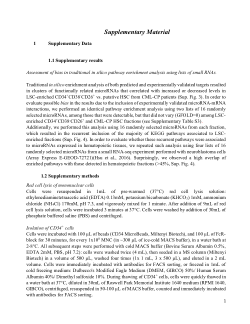 datasheet1_miRNome profiling of LSC-enriched CD34+CD38−CD26+ fraction in Ph+ CML-CP samples from ...