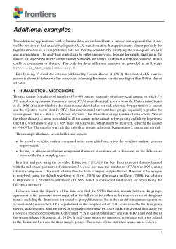 Presentation_1_Compositional Data Analysis of Microbiome and Any-Omics Datasets: A Validation of ...