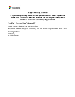 DataSheet1_A signal recognition particle-related joint model of LASSO regression, SVM-RFE and ...