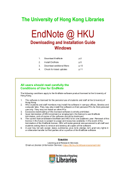 EndNote 2025: Installation Guide for Windows