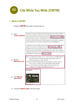 EndNote 21: Cite While You Write in MS Word