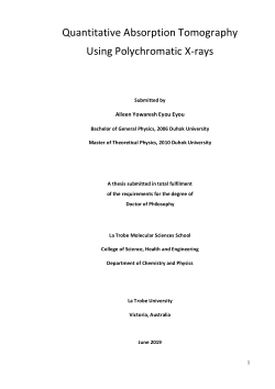 Quantitative Absorption Tomography Using Polychromatic X-rays