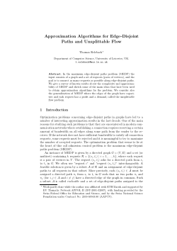 Approximation Algorithms for Edge-Disjoint Paths and Unsplittable Flow