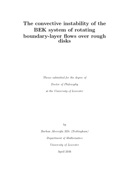 The convective instability of the BEK system of rotating boundary-layer flows over rough disks