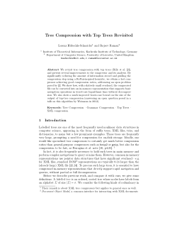 Tree Compression with Top Trees Revisited