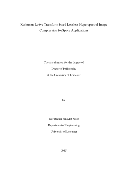 Karhunen-Loève Transform based Lossless Hyperspectral Image Compression for Space Applications