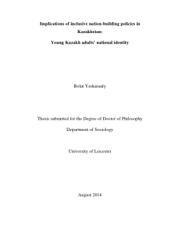 Implications of inclusive nation-building policies in Kazakhstan: Young ...