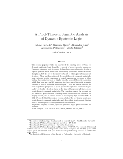 A Proof-Theoretic Semantic Analysis of Dynamic Epistemic Logic
