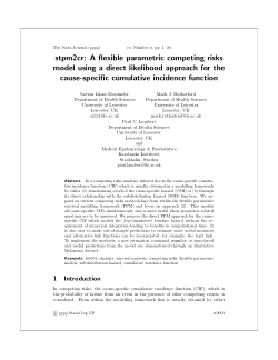A flexible parametric competing-risks model using a direct likelihood ...