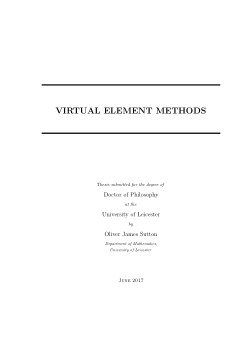 Virtual Element Methods