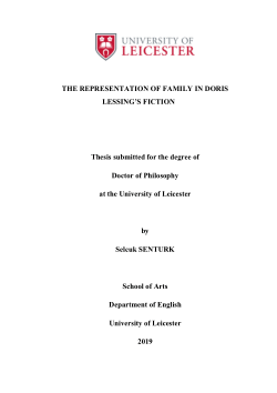 The Representation of Family in Doris Lessing’s Fiction