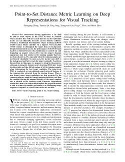 Point-to-Set Distance Metric Learning on Deep Representations for ...