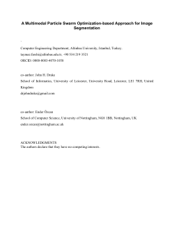 A Multimodal Particle Swarm Optimization-based Approach for Image Segmentation