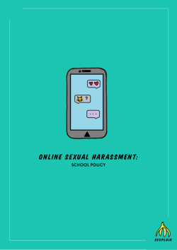 Item - Online Sexual Harassment School Policy - University of Leicester ...