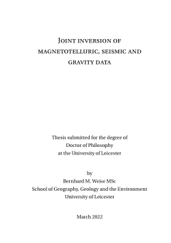 Joint inversion of Magnetotelluric, Seismic and Gravity data