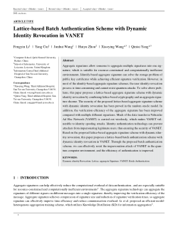 Lattice-based Batch Authentication Scheme with Dynamic Identity Revocation in VANET