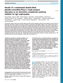 Results of a randomized double-blind placebo-controlled Phase 2 study ...