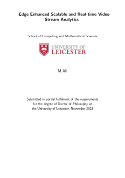 Edge Enhanced Scalable and Real-time Video Stream Analytics