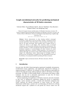 Graph Convolutional Networks for Predicting Mechanical Characteristics of 3D Lattice Structures