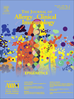 Full cover design for Journal of Allergy and Clinical Immunology ...