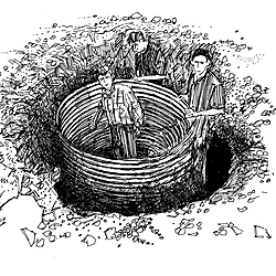 Prefabricated pit lining