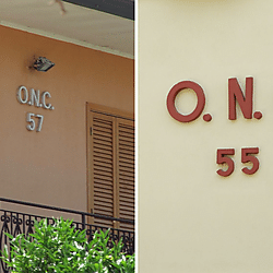 O.N.C. Building lettering composite