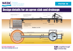 Item - P058 Design details for an apron slab and drainage ...