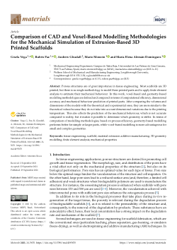 Comparison of CAD and voxel-based modelling methodologies for the mechanical simulation of ...