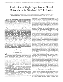 Realization of single-layer Fourier phased metasurfaces for wideband RCS reduction