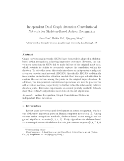 Independent dual graph attention convolutional network for skeleton-based action recognition