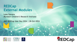 ANZ REDCap User Day 2024: External Modules