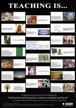 Teaching is... Poster