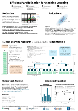 Effective Parallelisation for Machine Learning