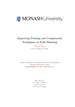 Improving Pruning and Compression Techniques in Path Planning