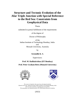 Item - Structure and Tectonic Evolution of the Afar Triple Junction ...