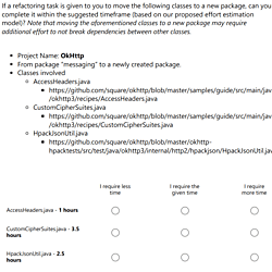 REARRANGE Survey Question Details