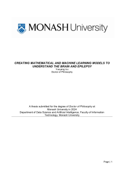 Item - Creating Mathematical and Machine Learning Models to Understand ...