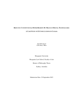 Reducing constitutional hyper-rigidity by means of digital technologies ...