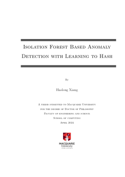 Isolation Forest Based Anomaly Detection with Learning to Hash