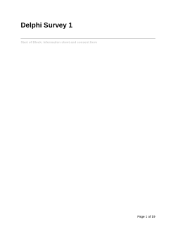 Additional file 1 of A modified Delphi study to enhance and gain international consensus on the ...