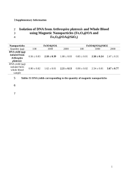 Additional file 1 of Isolation of DNA from Arthrospira platensis and ...